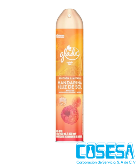 AROM. AEROSOL GLADE MANDARINA 400ML - Cosesamex